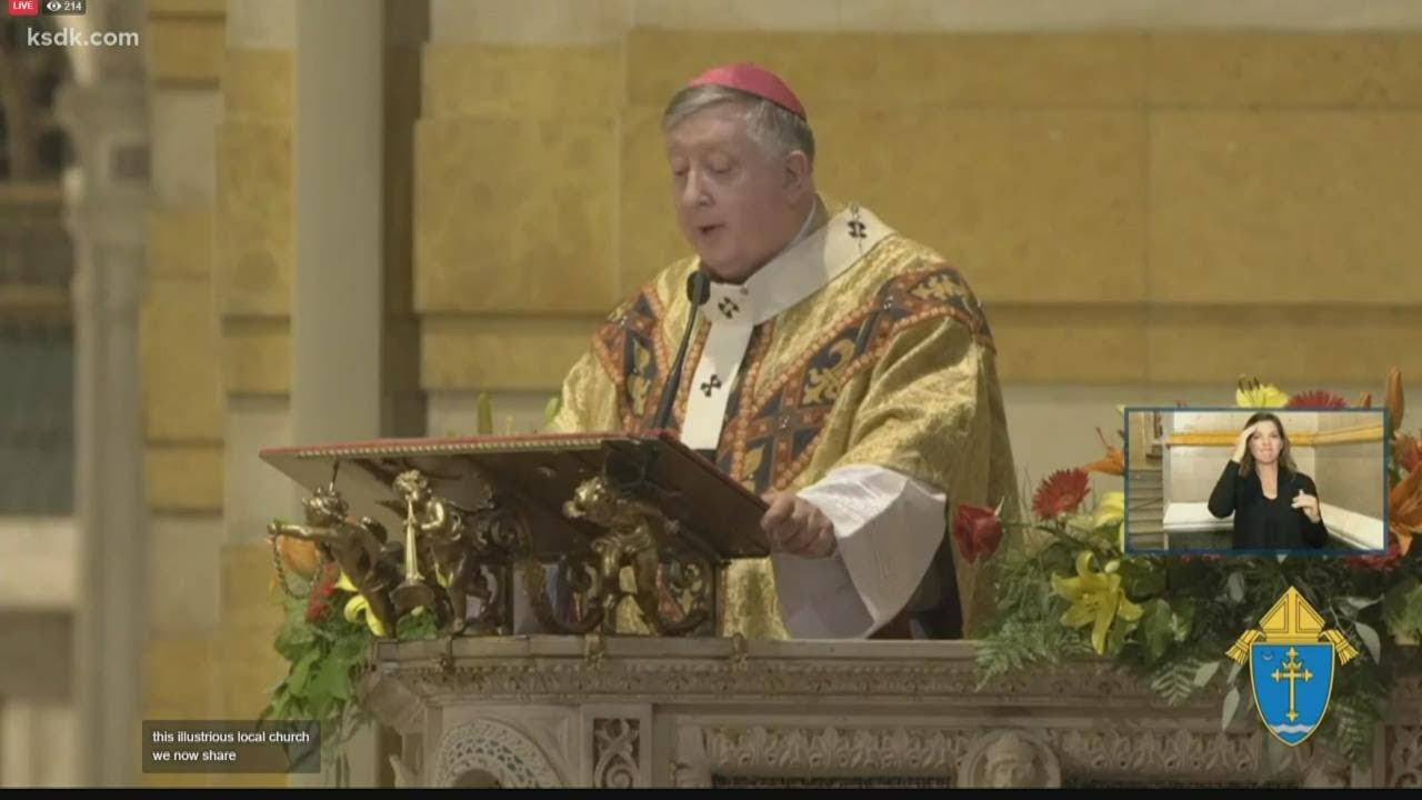 Archdiocese of St. Louis installs new archbishop - YouTube