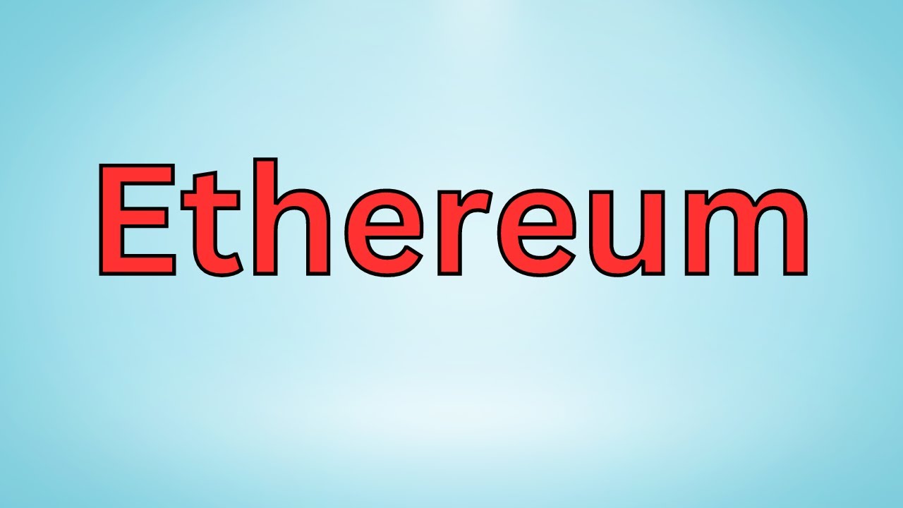 How To Pronounce Ethereum In English - "Ethereum" En Inglés - YouTube