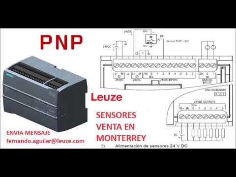 COMO CONECTAR SENSOR PNP Y SENSOR NPN A PLC SIEMENS 1200 - YouTube