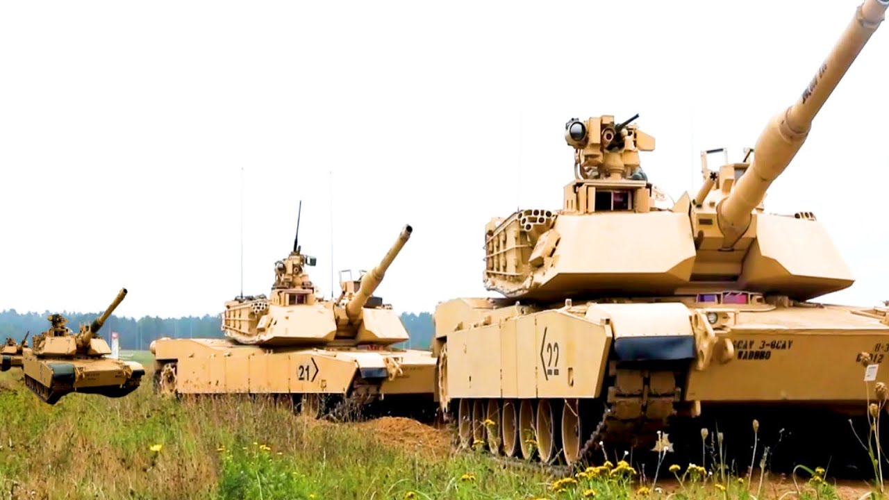 Test Fire of the M1A2 Main Battle Tank in Poland - YouTube