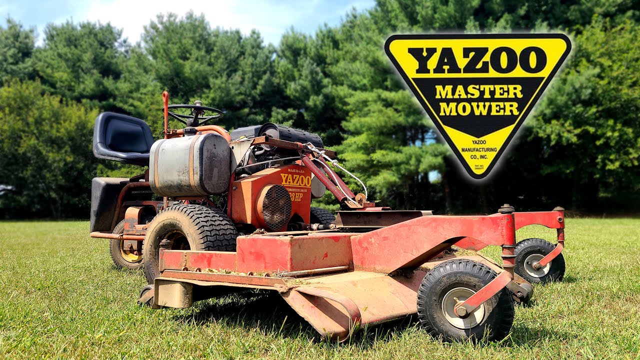 Mowing with the Yazoo - YouTube