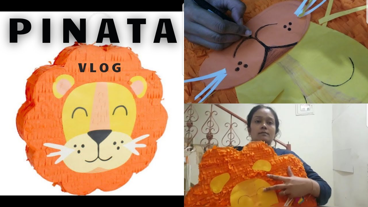 how to make pinata||make a lion pinata|#makepinataathome ...