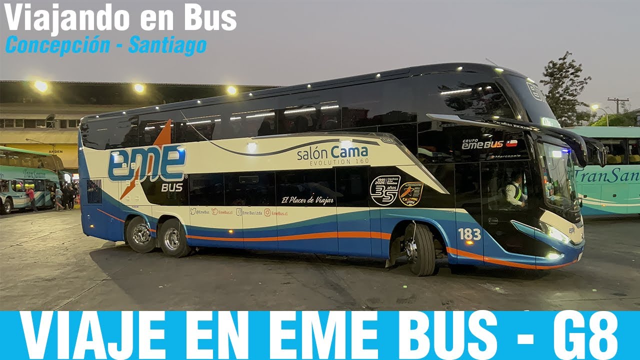 Viajando en Bus | Viaje en Eme Bus Concepción - Santiago (Bus Salon ...
