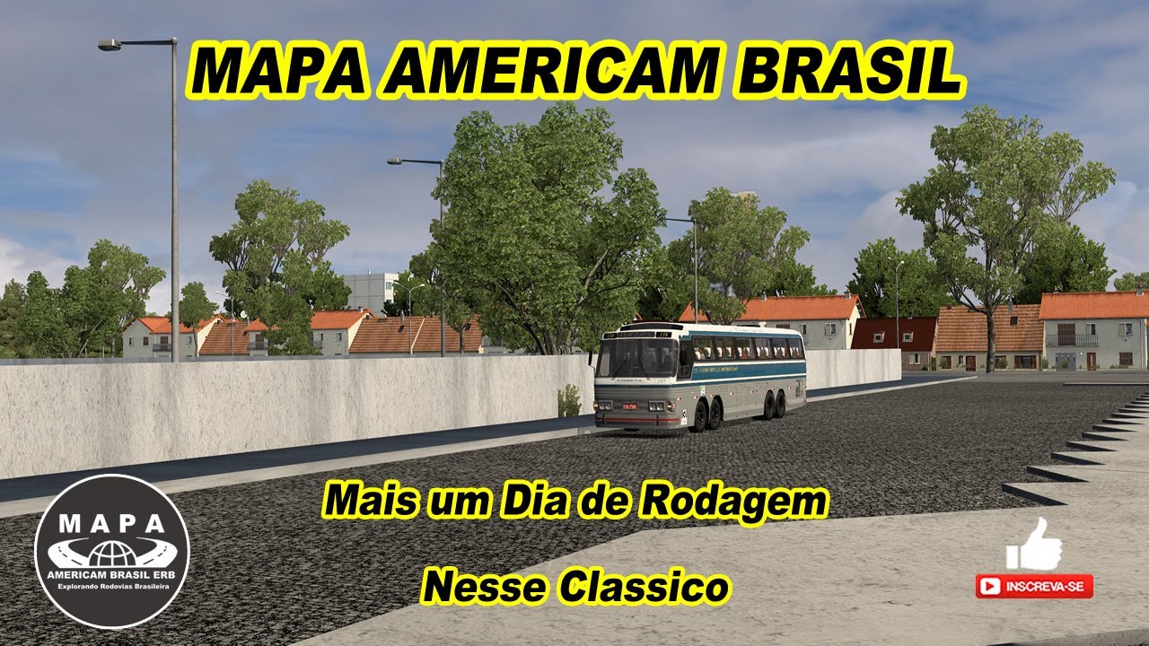 MAPA AMERICAM BRASIL - Mais um Dia de Rodagem Nesse Clássico - YouTube