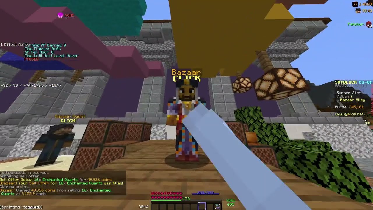Bazaar to NPC flipping in Hypixel skyblock - YouTube