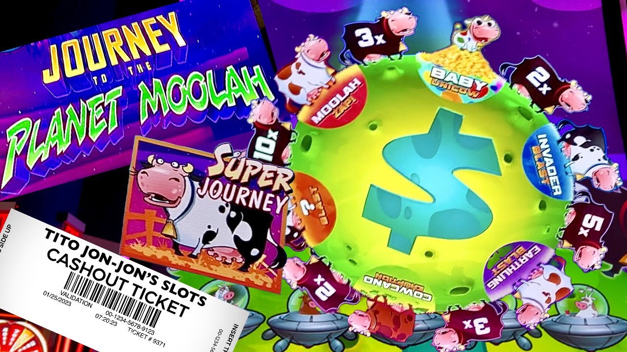 BRAND NEW Journey to the Planet Moolah! New Bonus Features Super ...