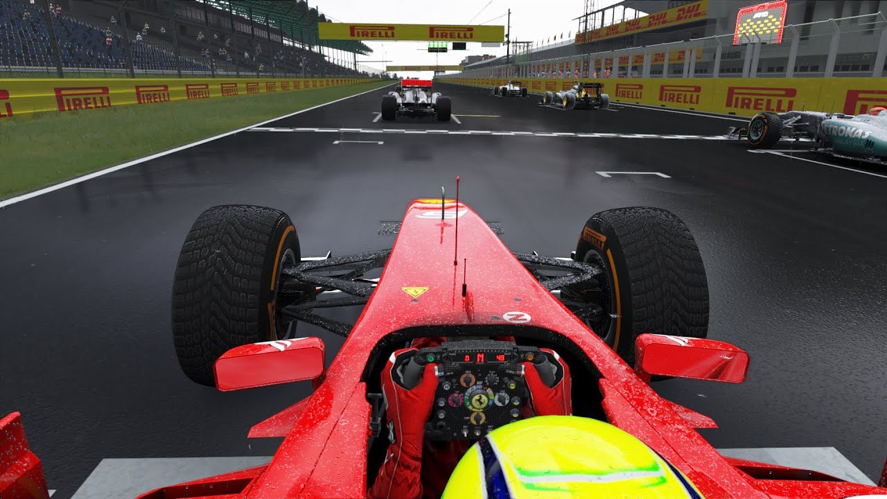 Ferrari 150° Italia | Felipe Massa | Rainy Hungaroring Grand Prix 2011 ...