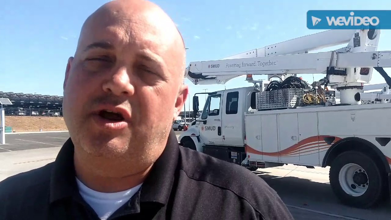 SMUD Tests Power Pole Crash Buffer 9-27-2017 - YouTube