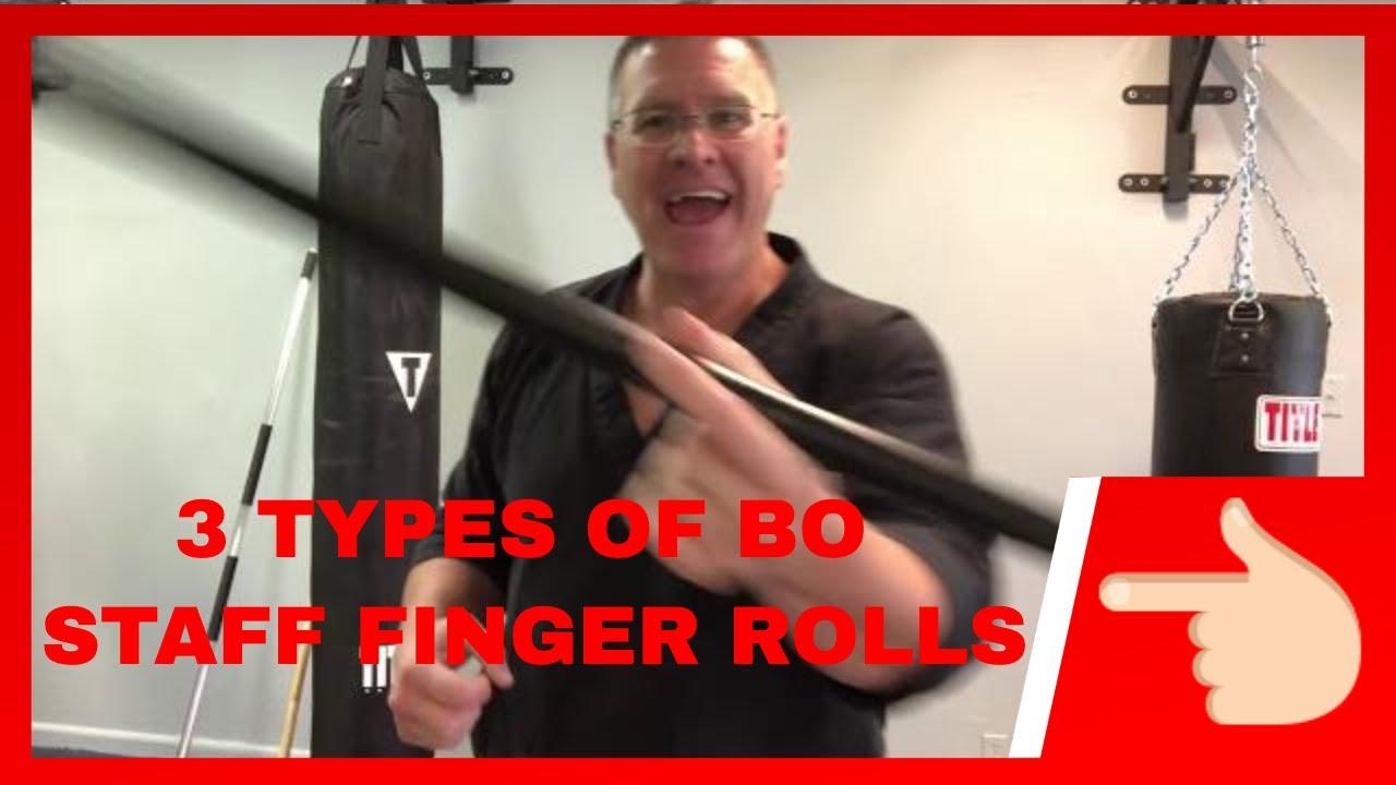 MARTIAL ARTS CLASS - BO STAFF FINGER ROLLS - YouTube