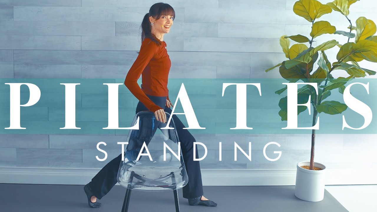 20 Minute Full Body Standing Pilates for Seniors & Beginners // Improve ...