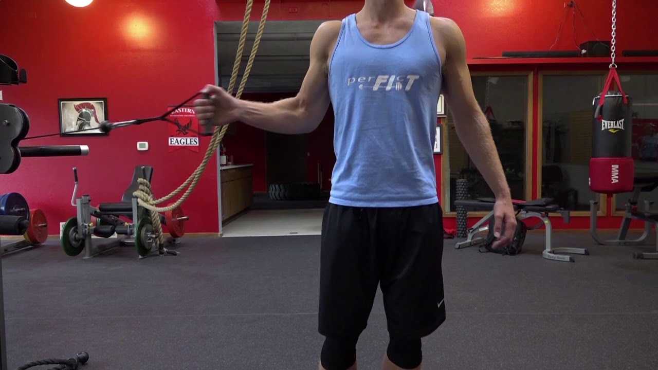 Cable Shoulder Internal Rotation - YouTube
