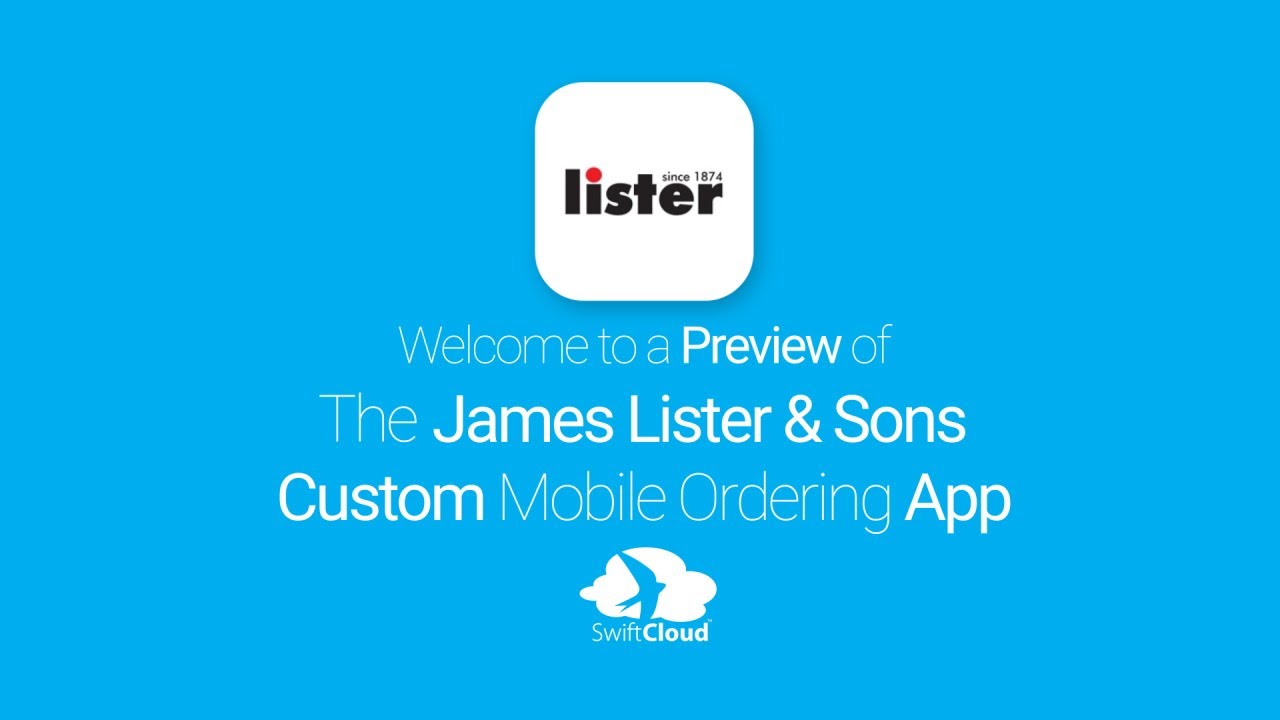 James Lister & Sons - Mobile App Preview JAM148W - YouTube