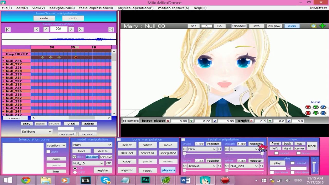 MMD Lip Sync【tutorial】 - YouTube