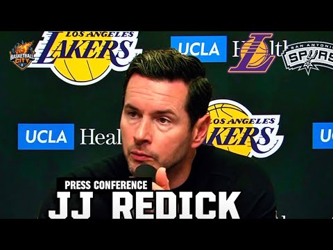 JJ Redick post game press conference |LA Lakers vs San Antonio Spurs ...