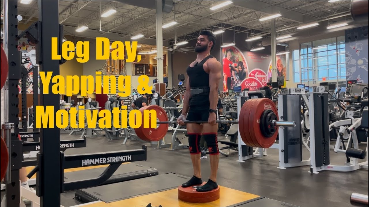 My Fitness Journey: Leg Day, Workday, Yapping & Motivation - YouTube