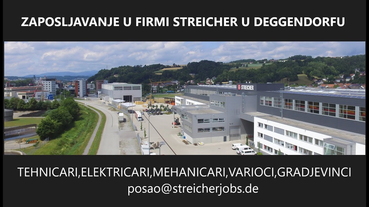 ZAPOSLJAVANJE U FIRMI STREICHER-TEHNICARI,ELEKTRICARI,MEHANICARI ...