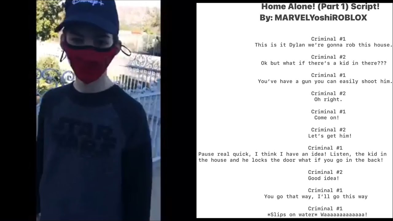 Home Alone! (Part 1) (With Script!!! AND Cast!!!) - YouTube