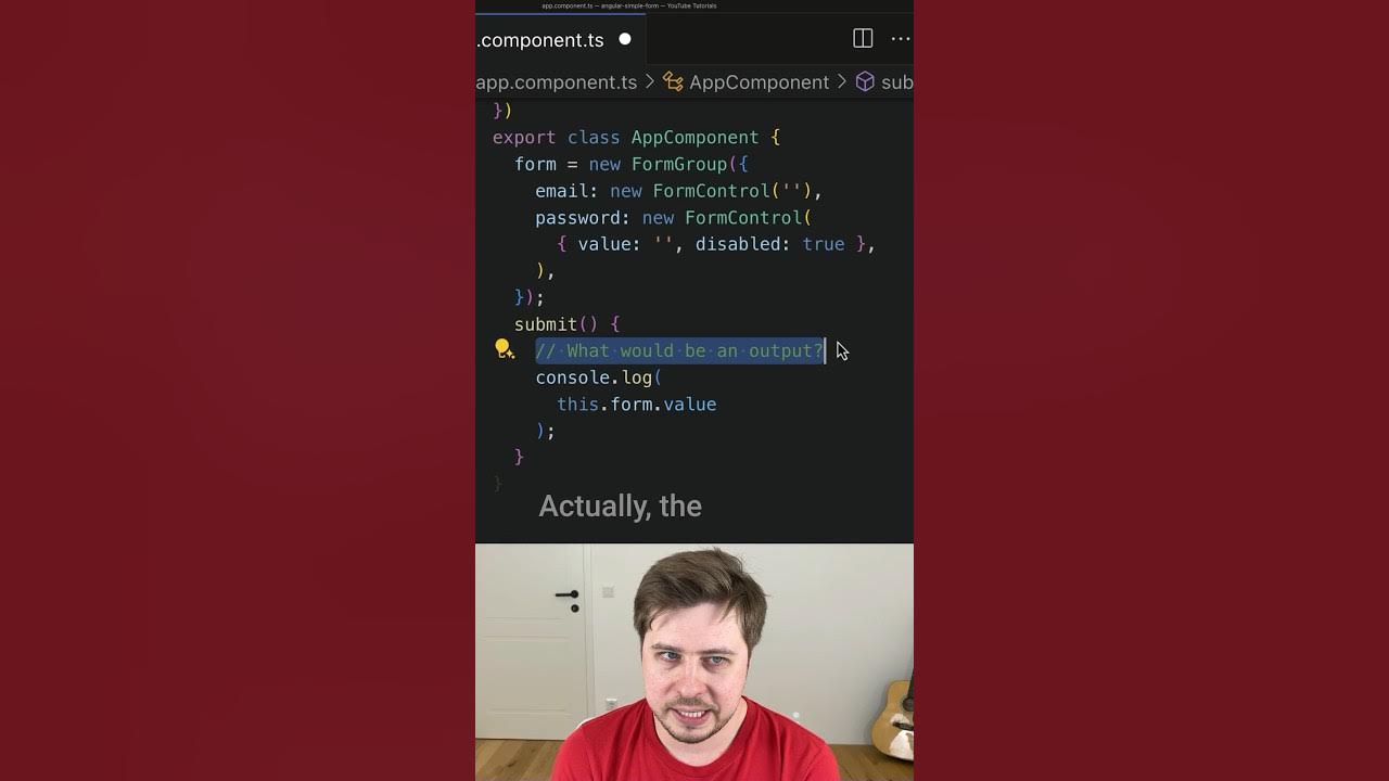 getRawValue() in #angular Forms Explained - YouTube