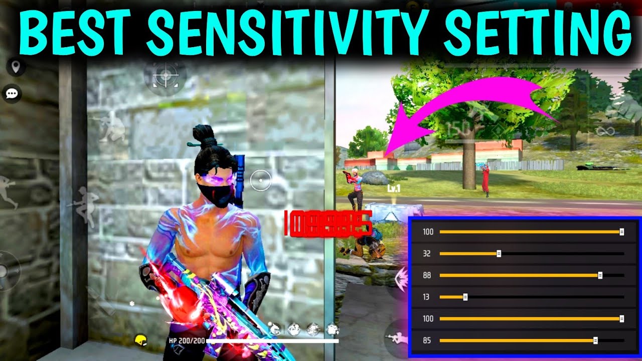 Free Fire Max Best Headshot Sensitivity Settings Auto Headshot
