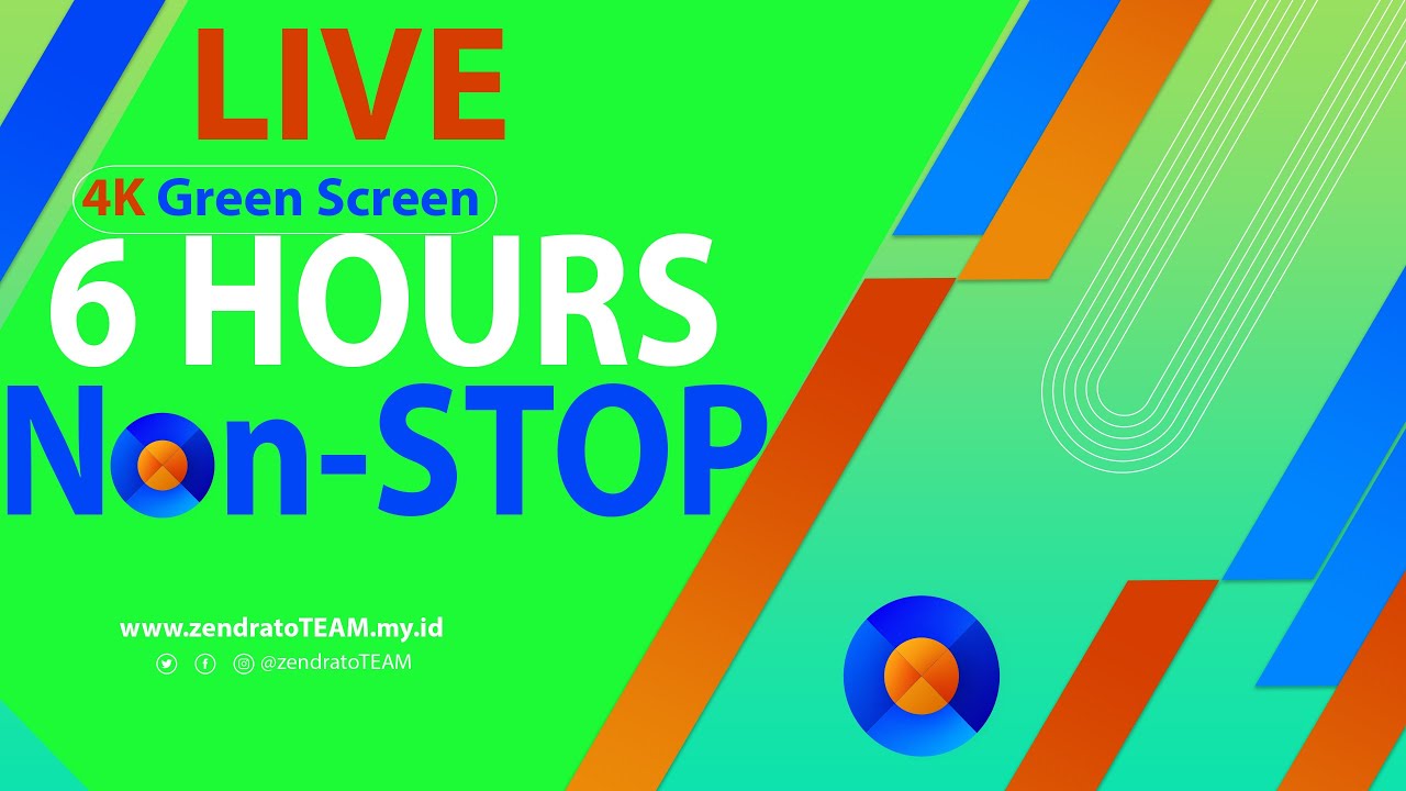 Live - Green Screen 4K 6 Hours Non-Stop - YouTube