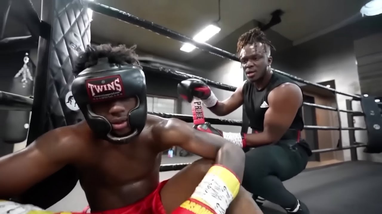 The Friendly Spar Between IShowSpeed and KSI - YouTube