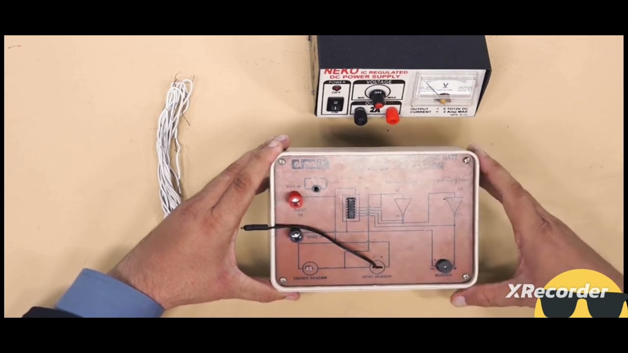 To Make Fire Alarm Using NOT Gate Class 12 Physics Practicles - YouTube