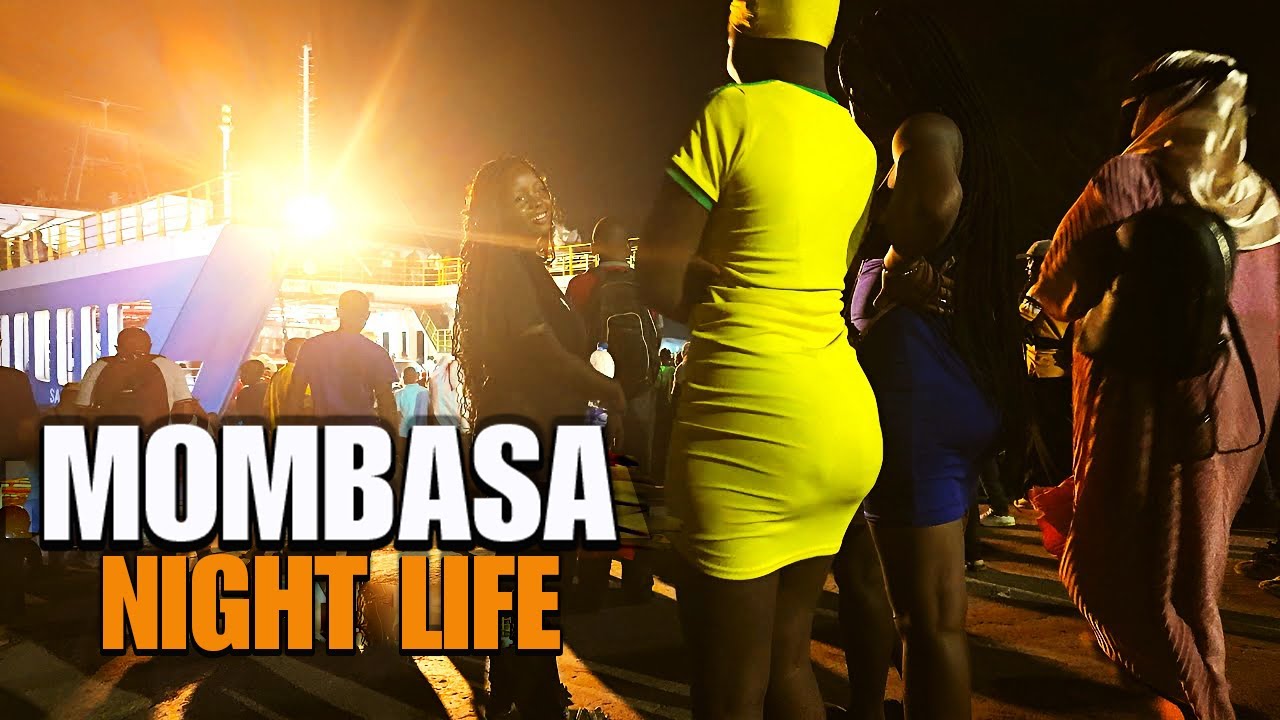 Mombasa City Night Walk | Bustling Streets, Hawkers & Likoni Ferry ...