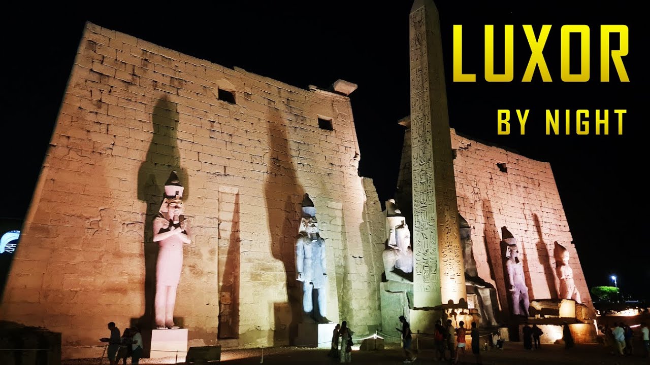 LUXOR Temple by Night [4K] | EGYPT - YouTube