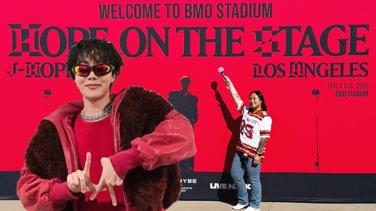 J-Hope Hope On The Stage Tour Vlog at BMO Stadium | BTS ARMY Concert Experience 🎶💜 - YouTube