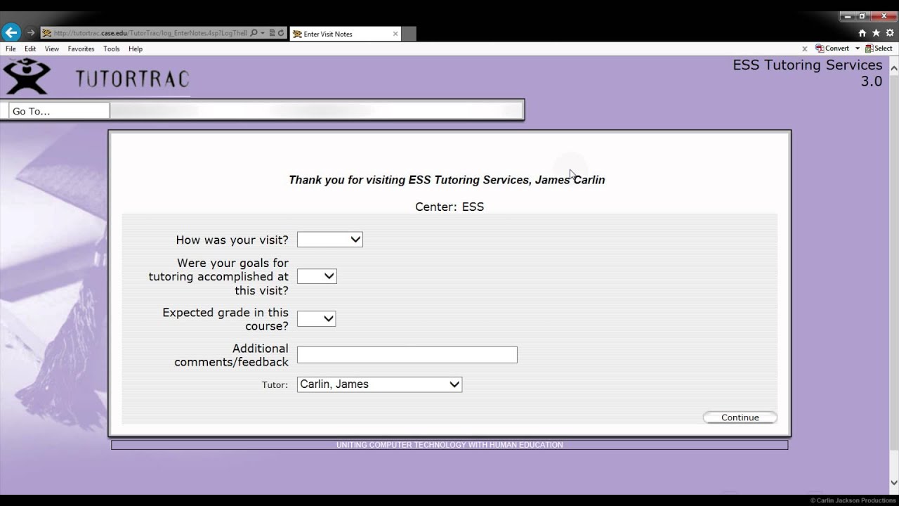 ESS TutorTrac Tutorial 4/6: Logging Tutoring Visits - YouTube