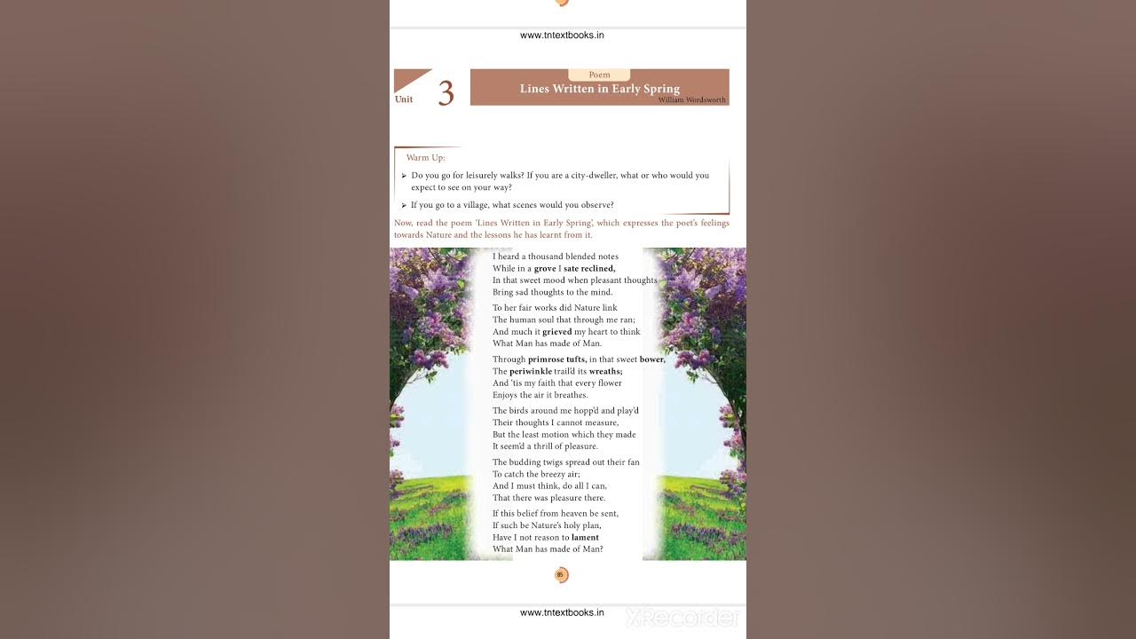 Lines Written In Early Spring By William Wordsworth Tamil Explanation lines-written-in-early-spring-by-william-wordsworth-tamil-explanation
