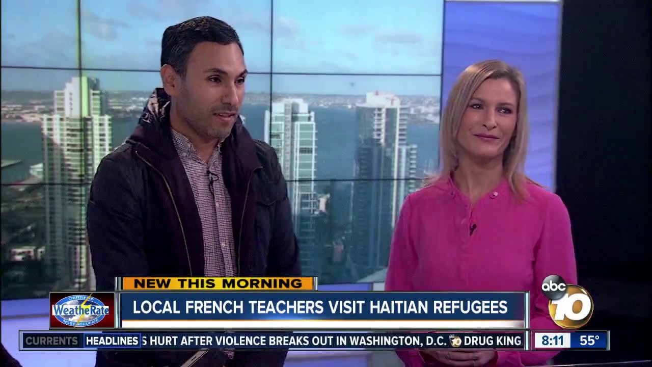 Local French Teachers Visit Haitian Refugees - Uriel Ornelas & Rachèle ...