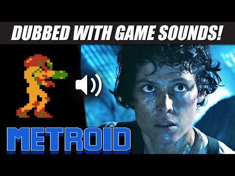 'Aliens'‬ dubbed with ‪METROID game sounds! | RetroSFX