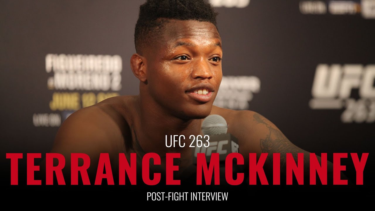 Terrance McKinney UFC 263 full post-fight interview - YouTube