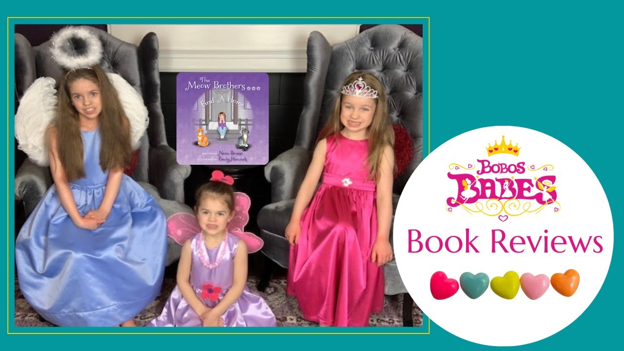 Kids' Book Reviews: THE MEOW BROTHERS FIND A HOME by Nora Bruno - YouTube
