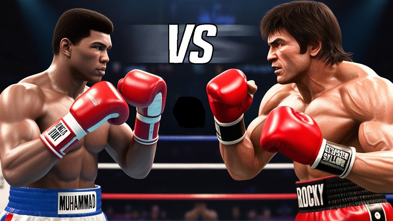 MUHAMMED ALI vs ROCKY BALBOA - THE FIGHT OF THE CENTURY! EPIC! - YouTube