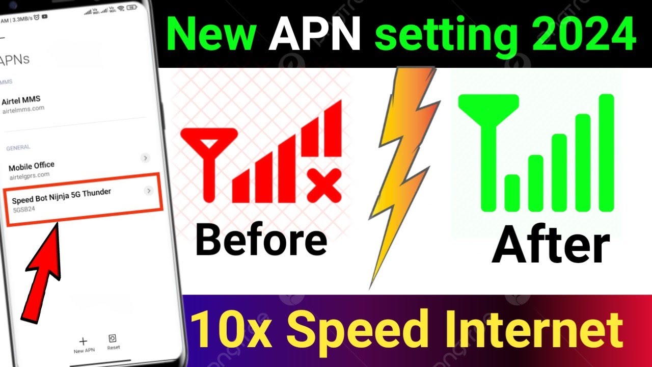 New APN setting to Increase Internet speed | New APN setting for 2024 ...