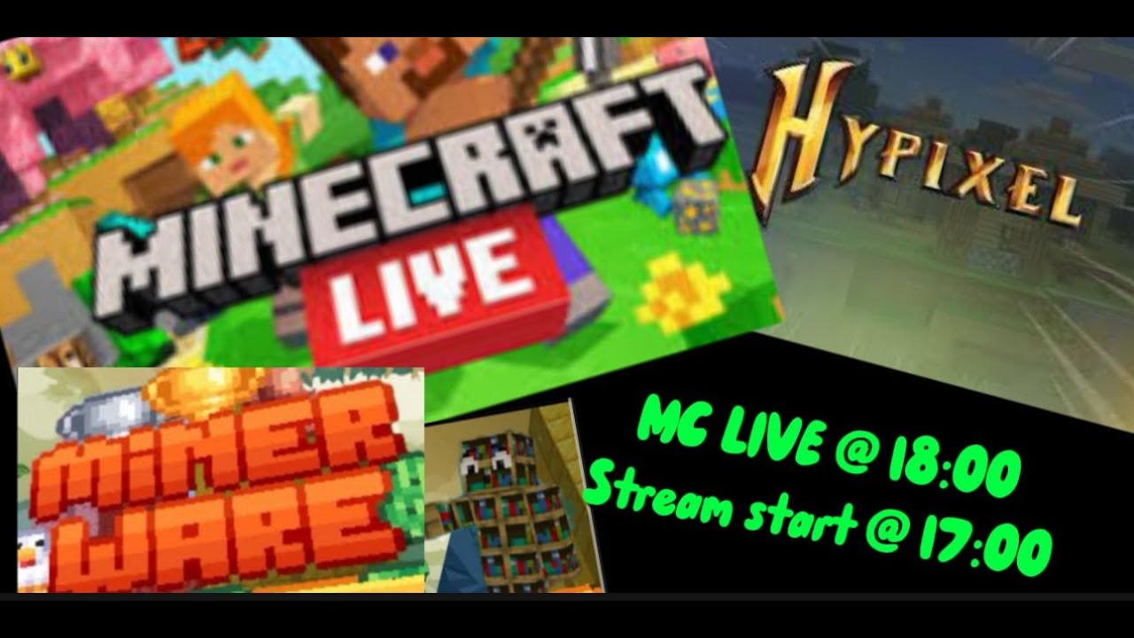 MINECRAFT LIVE + HYPIXEL - YouTube