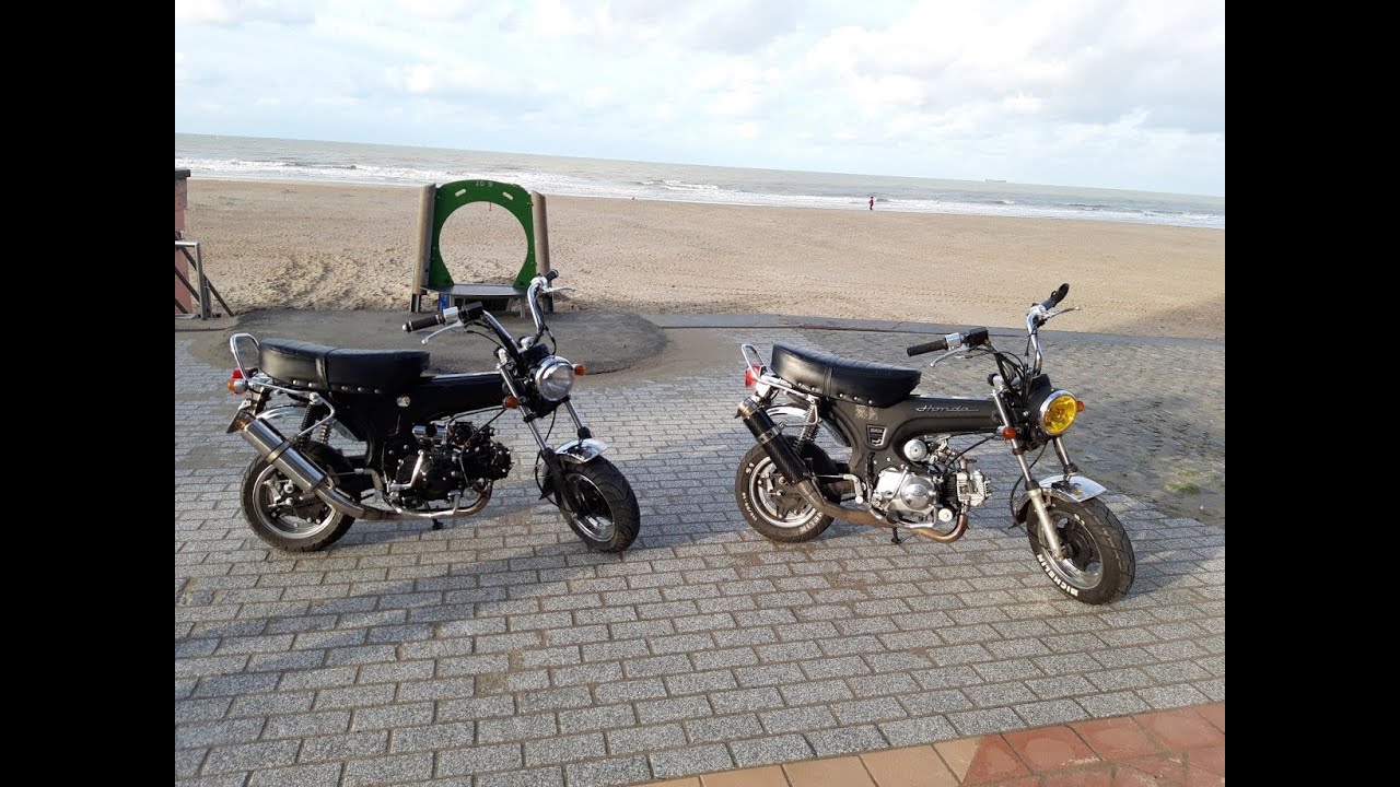 Dax 50cc winter tour!?!?!? - YouTube
