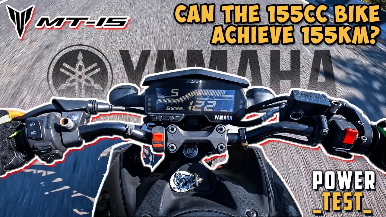 Yamaha MT15 V2.0 | Top Speed Test🔥 | Single Rider Pillion Rider Top ...
