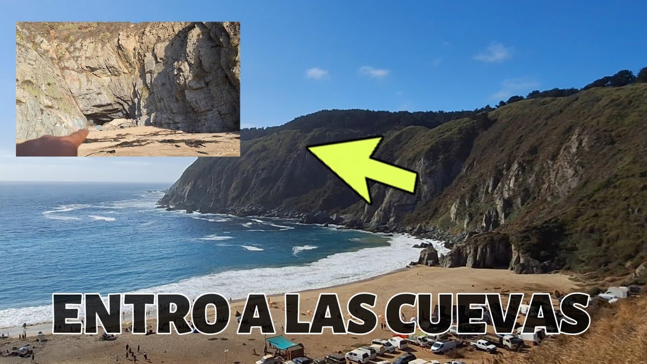 LA PLAYA MAS HERMOSA PERO PELIGROSA DE CHILE /CUEVAS DE LAGUNA VERDE ...