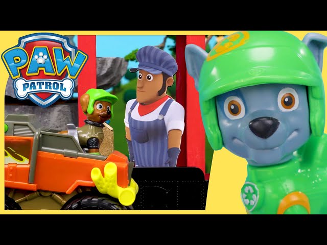 Pups Fix the Broken Train Tracks | PAW Patrol | Toy Play for Kids ...