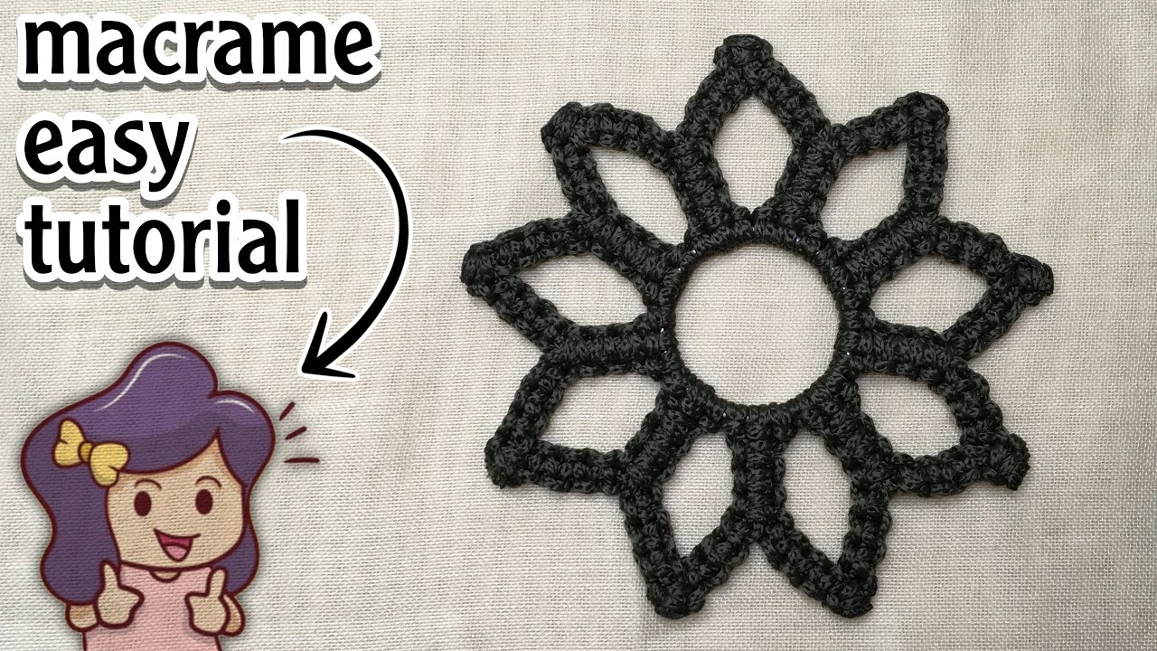 This macrame design is very beautiful! | macrame tutorial - YouTube