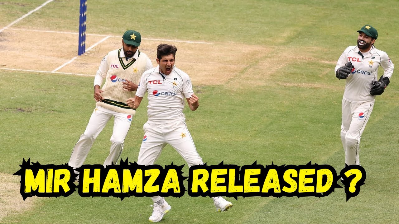 Fast bowler Mir Hamza was released from the squad #mirhamza #youtube ...