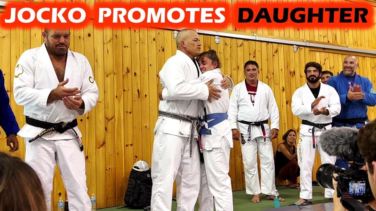 Jocko Promotes Daughter to Blue Belt at Origin Camp - YouTube
