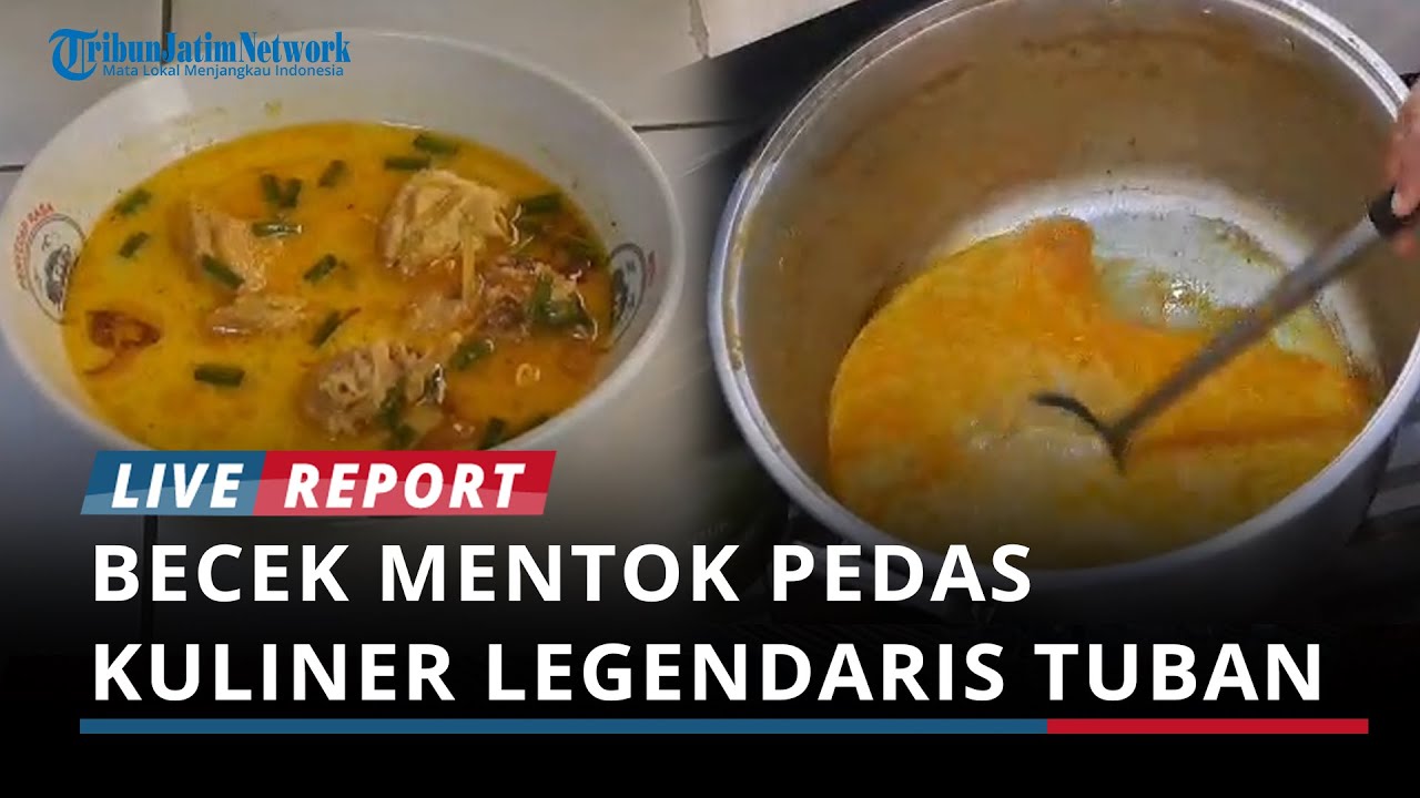Becek Mentok Mawot, Kuliner Legendaris Pedas Gurih Asal Tuban - YouTube