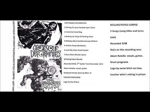 Regurgitated Corpse / Grotesque Deformities – Split Tape – Cassette ...