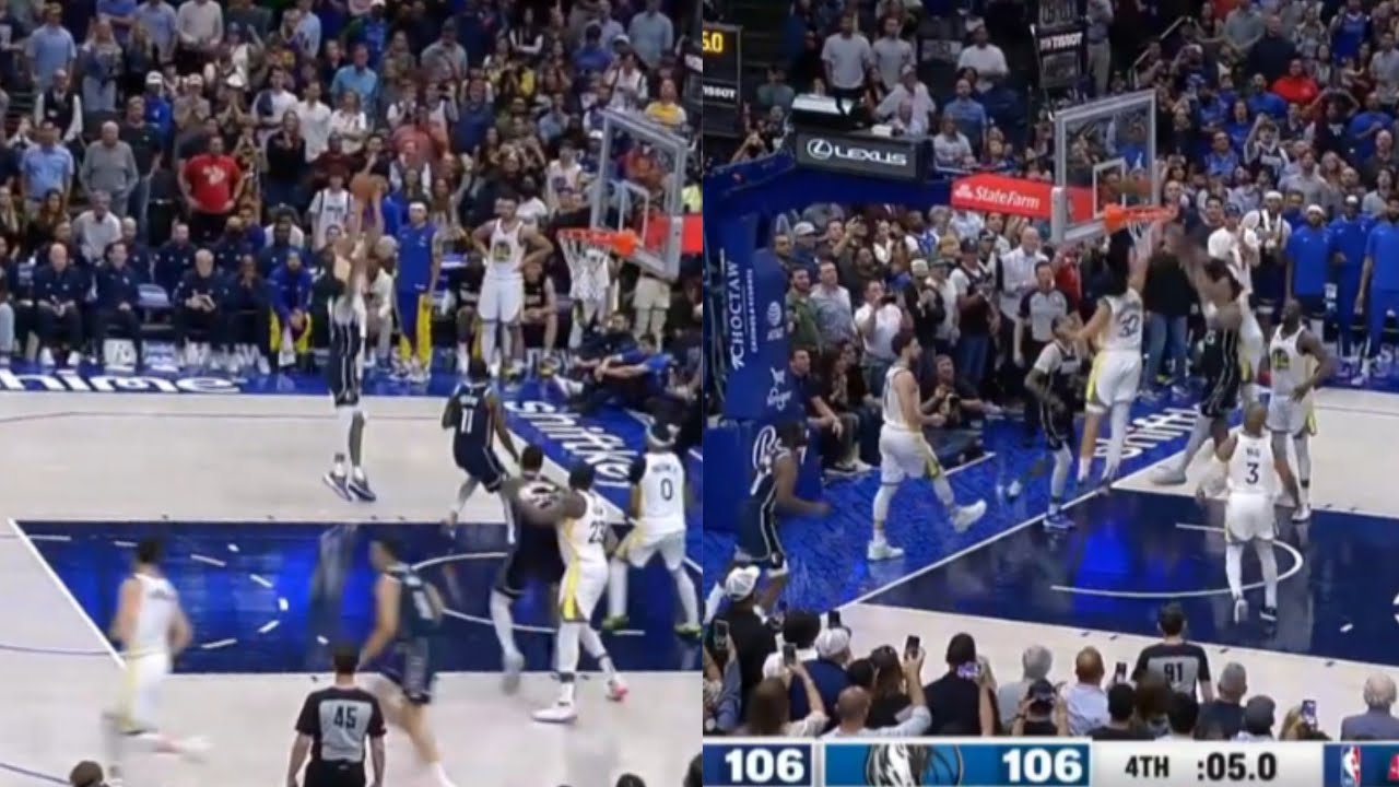 PJ Washington hits the game-winning shot vs warriors, after a tying ...