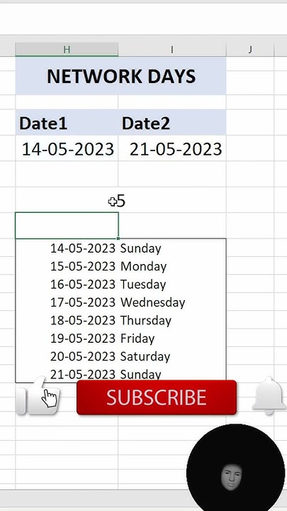 Network Days Amazing Excel Trick Calculate Only Working Days Shorts Msexcel Exceltricks