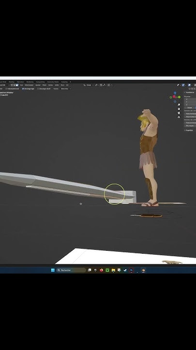 Creation of Troy sword #devlog #blender #modeling #texturing - YouTube